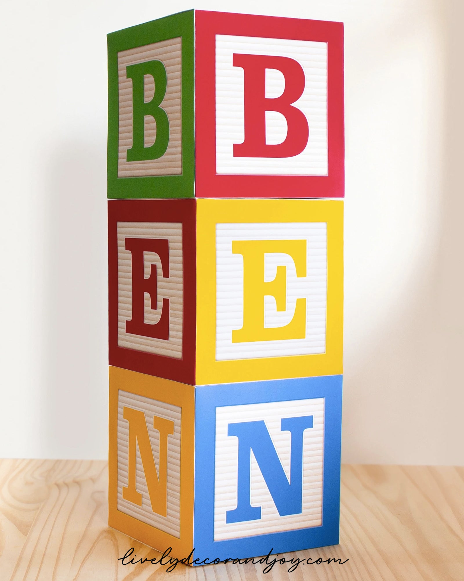 Download now and make 6-inch alphabet blocks at home with ease ...